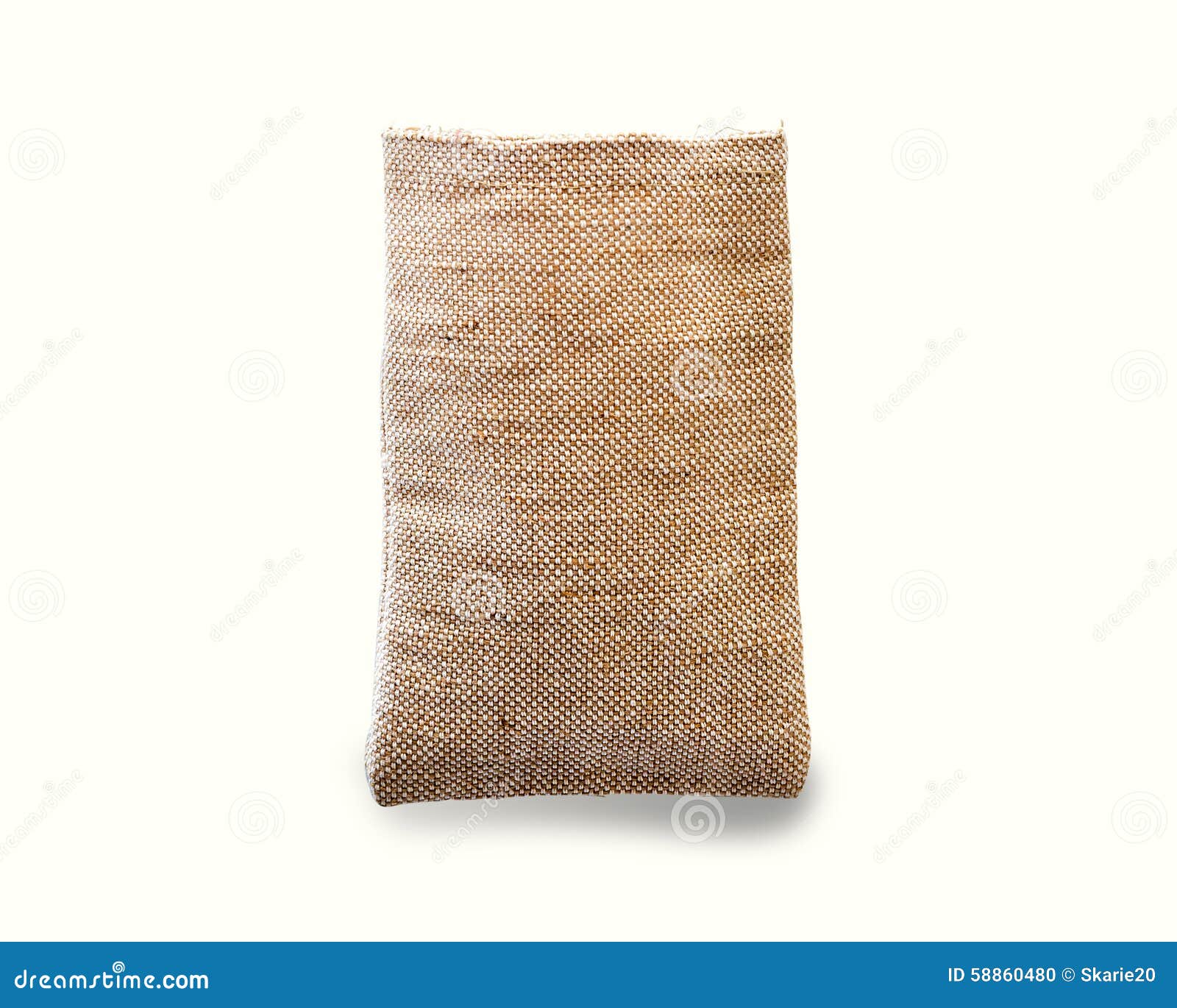 Empty burlap sack stock photo. Image of abstract, white - 58860480