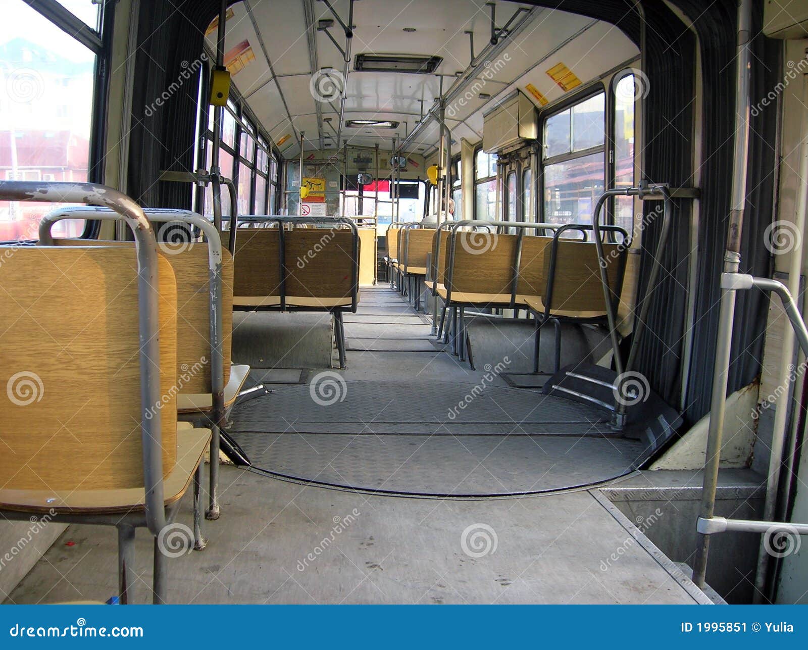 Empty bus stock image. Image of seats, city, driving, autobus - 1995851