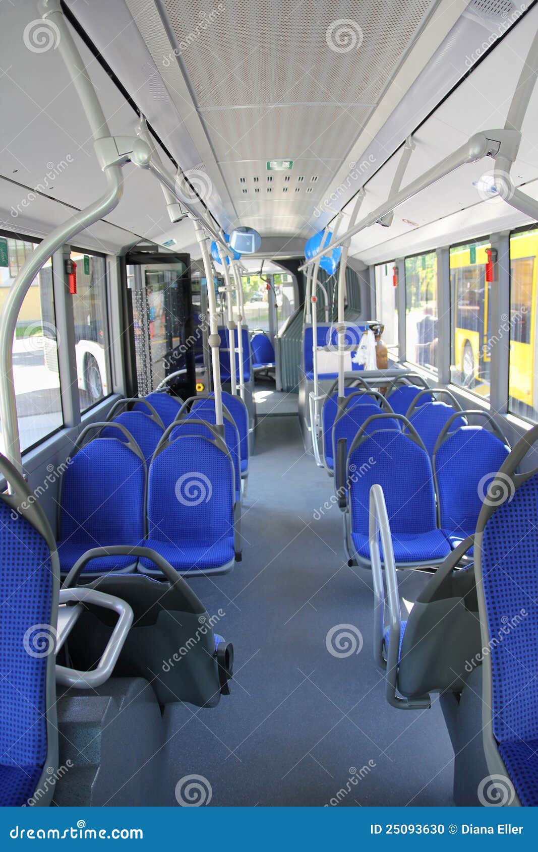 Empty bus stock photo. Image of drive, people, seat, interior - 25093630