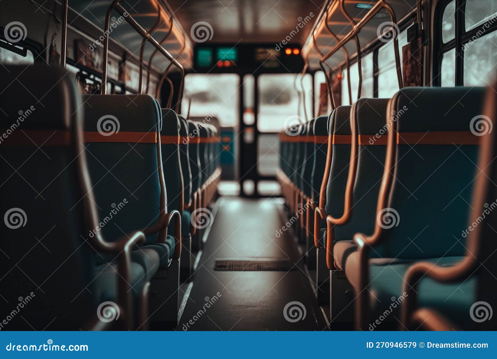 Empty Bus Seat, Travel Excursion Generative AI Stock Illustration ...