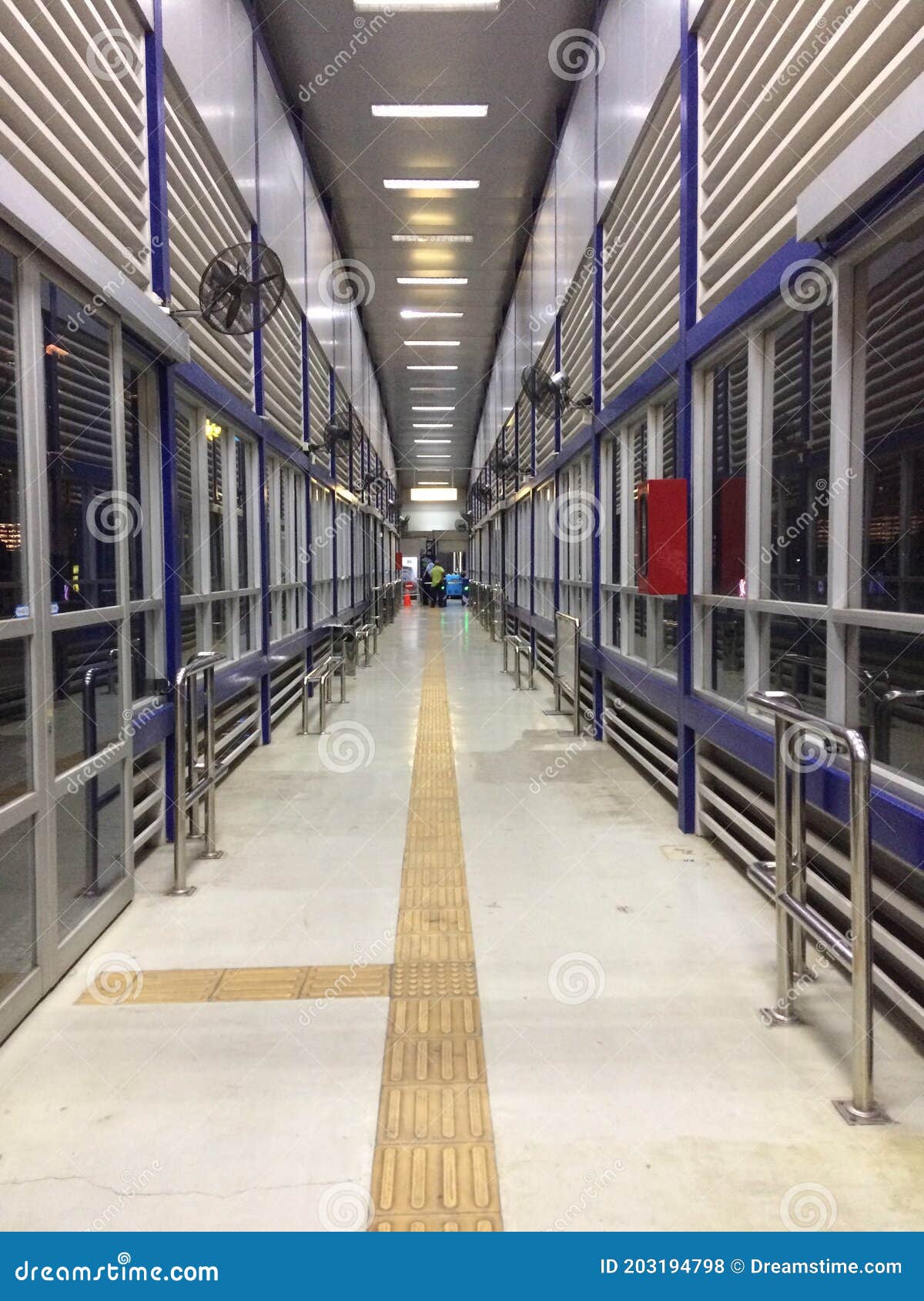 Empty bus station stock photo. Image of architecture - 203194798