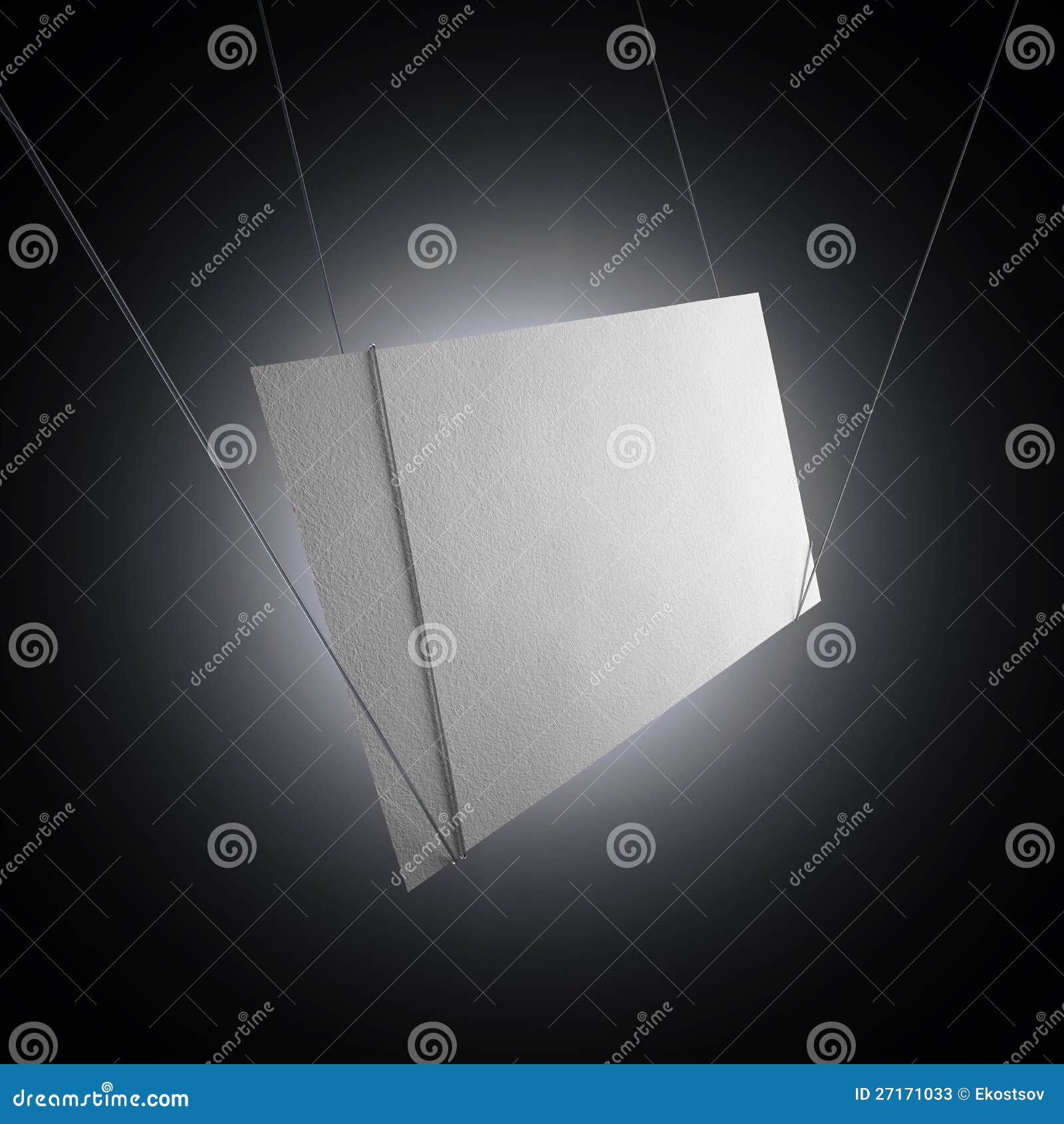 Empty Business Card Isolated on Black Bac Stock Image - Image of ...