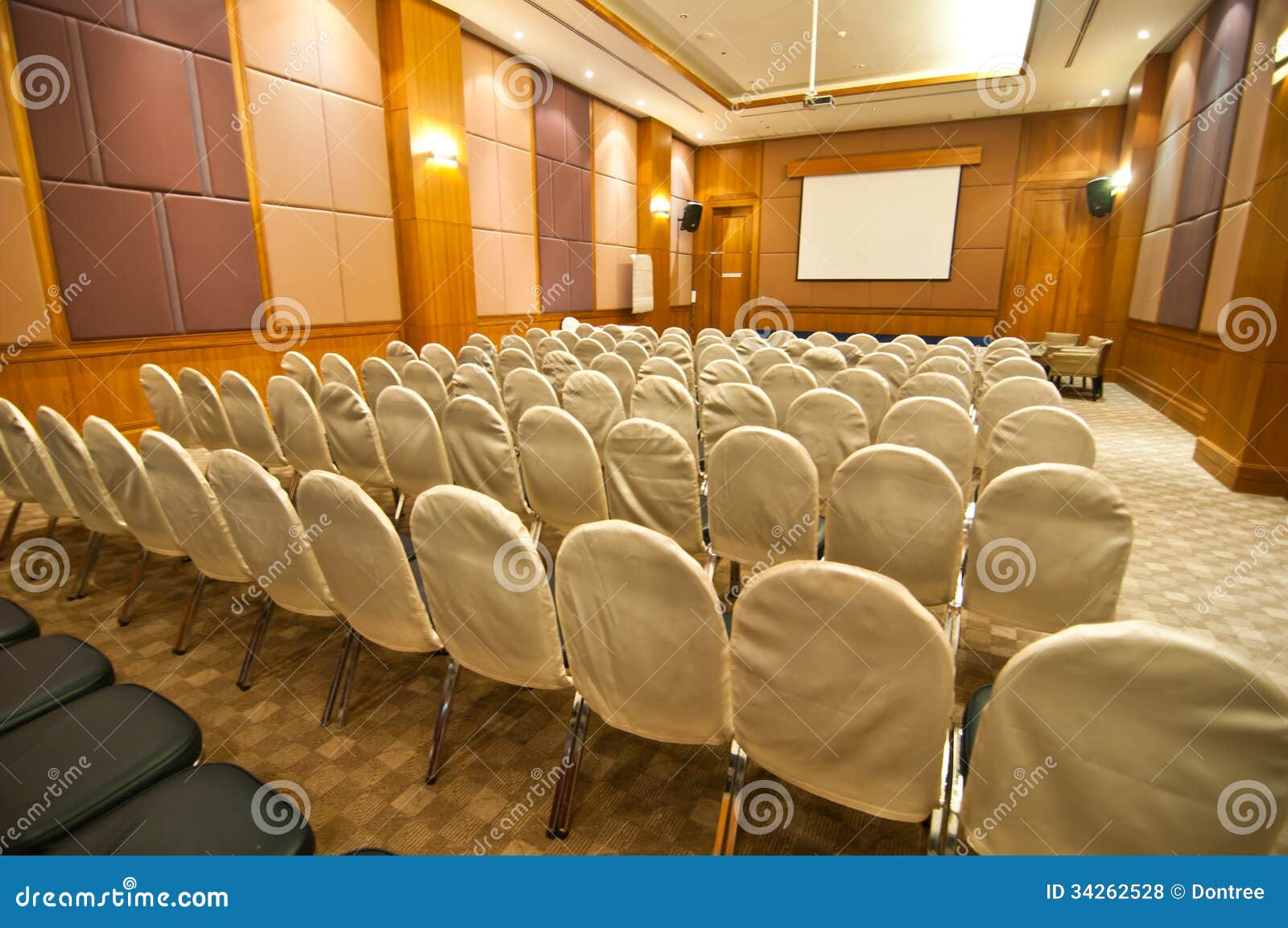 Empty Business Conference Room Interior Stock Photo - Image of interior ...
