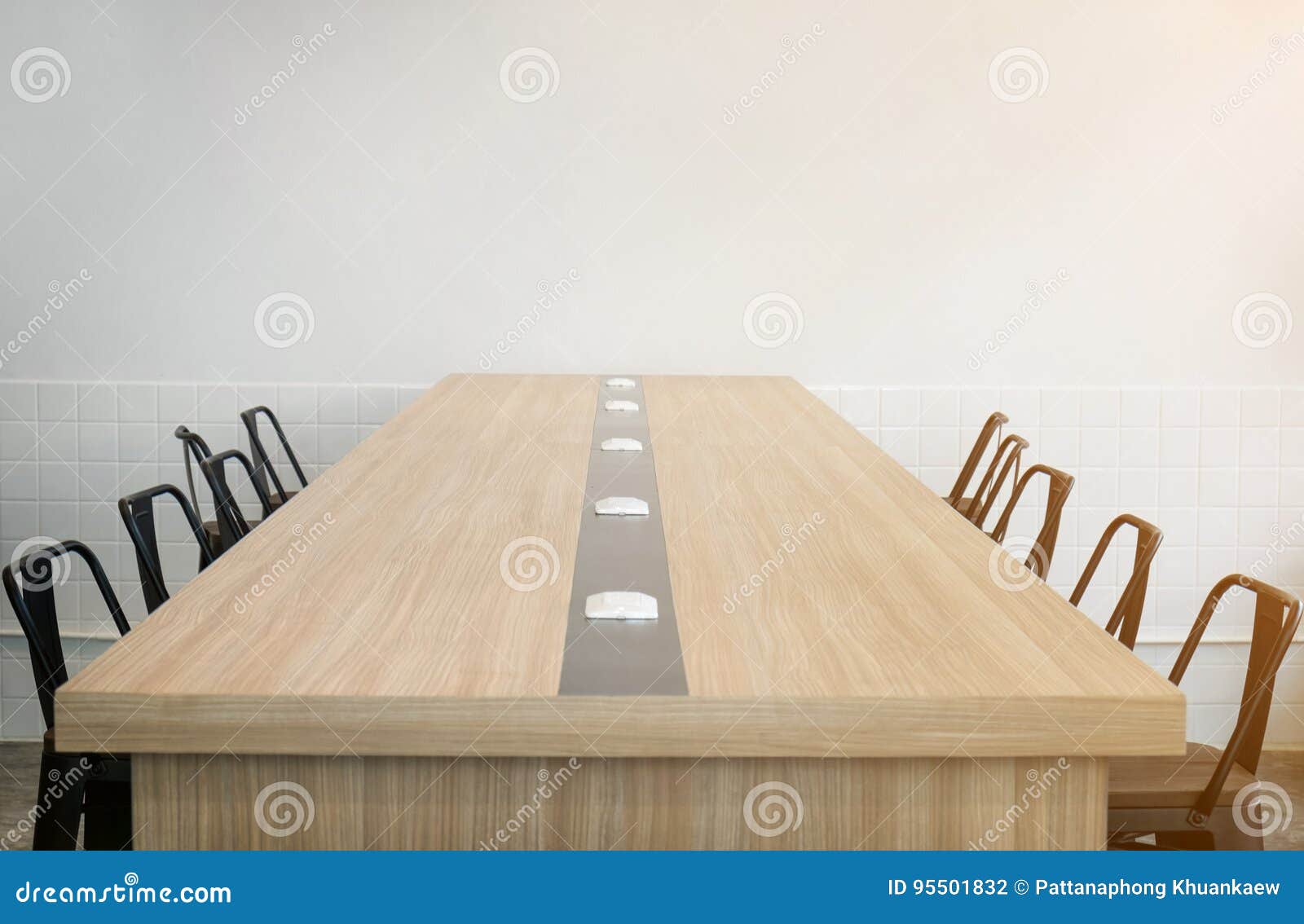 Empty Business Conference Room before Meeting in Sunny Office Stock ...