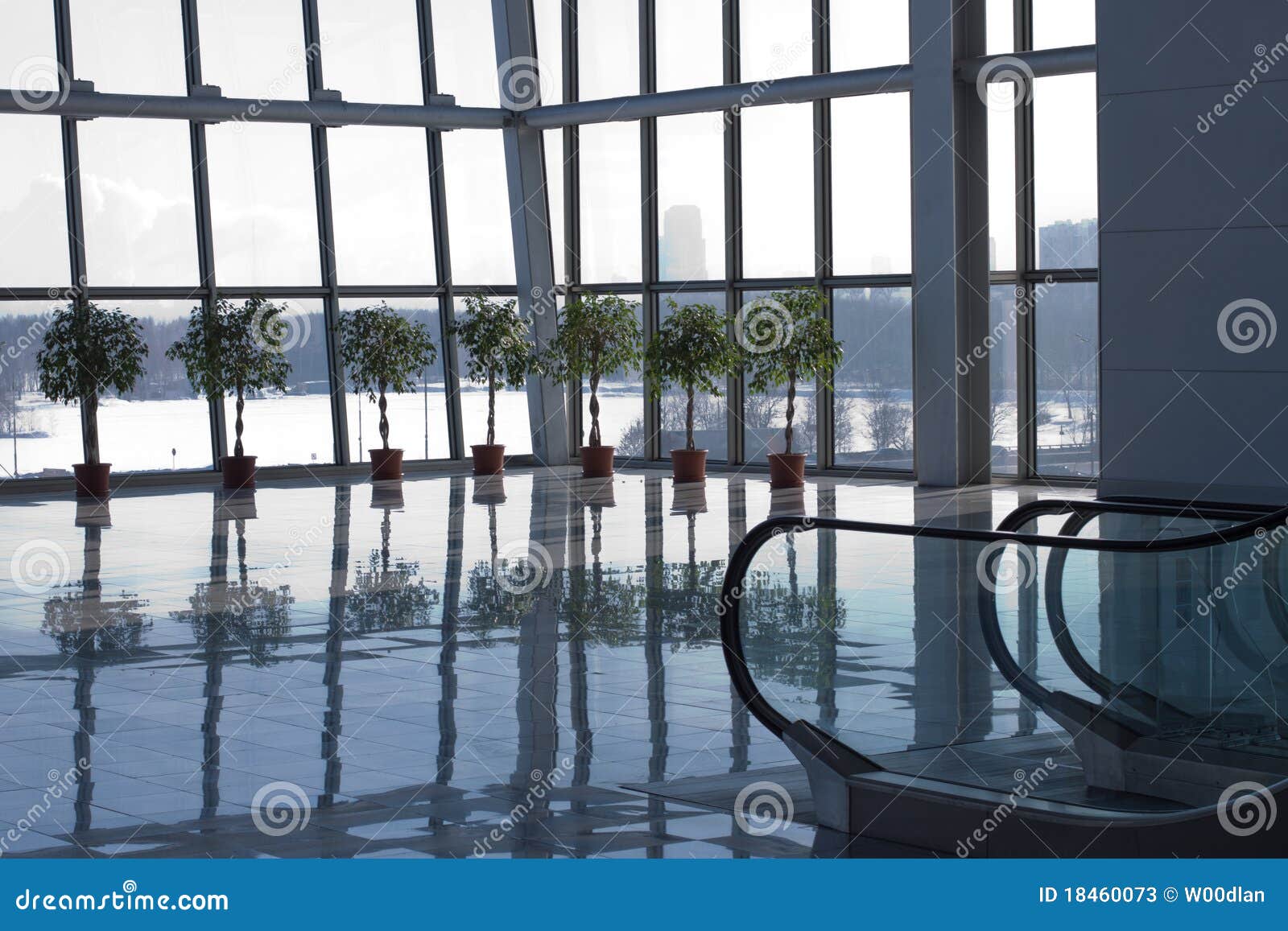 Empty business hall stock image. Image of architecture - 18460073