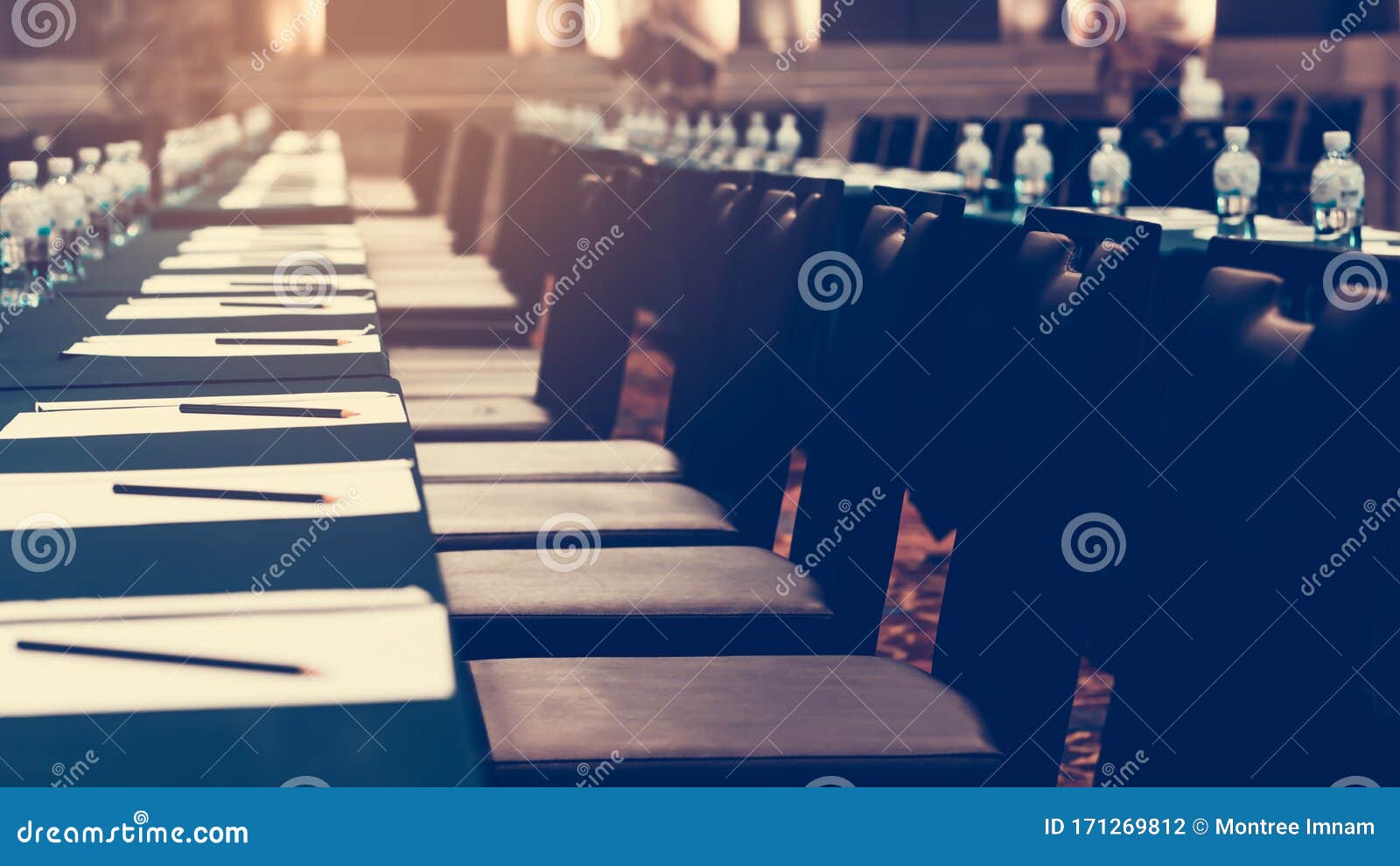 Empty Business Meeting Room Interior Stock Photo - Image of executive ...