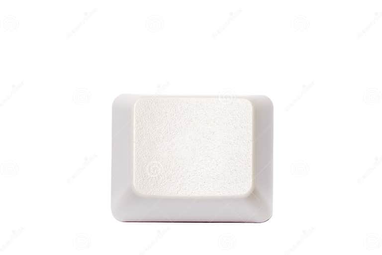 Empty Button from Computer Keypad Isolated Stock Image - Image of macro ...