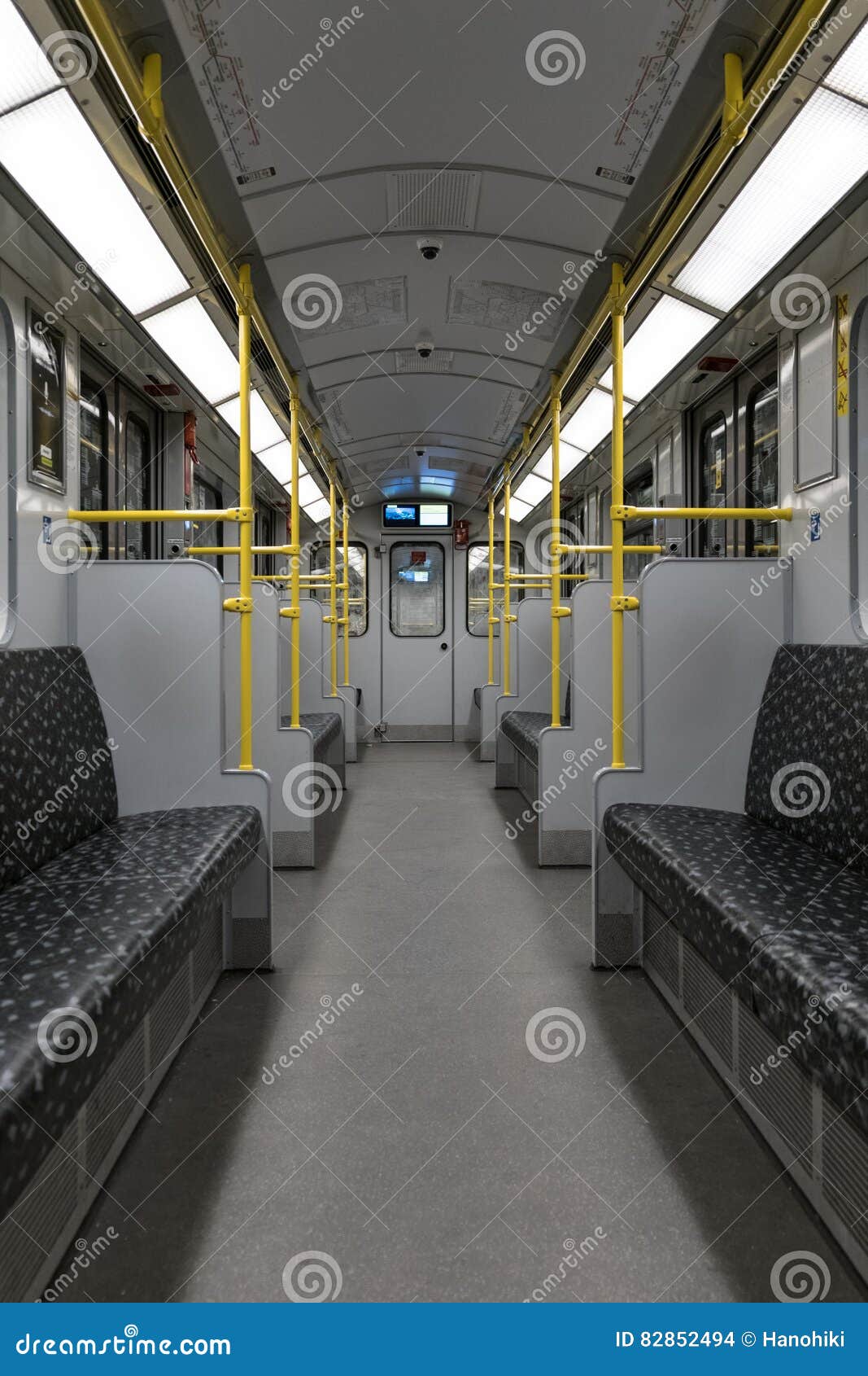 Empty BVG Subway Train U-Bahn / Metro Train in Berlin Editorial Stock ...