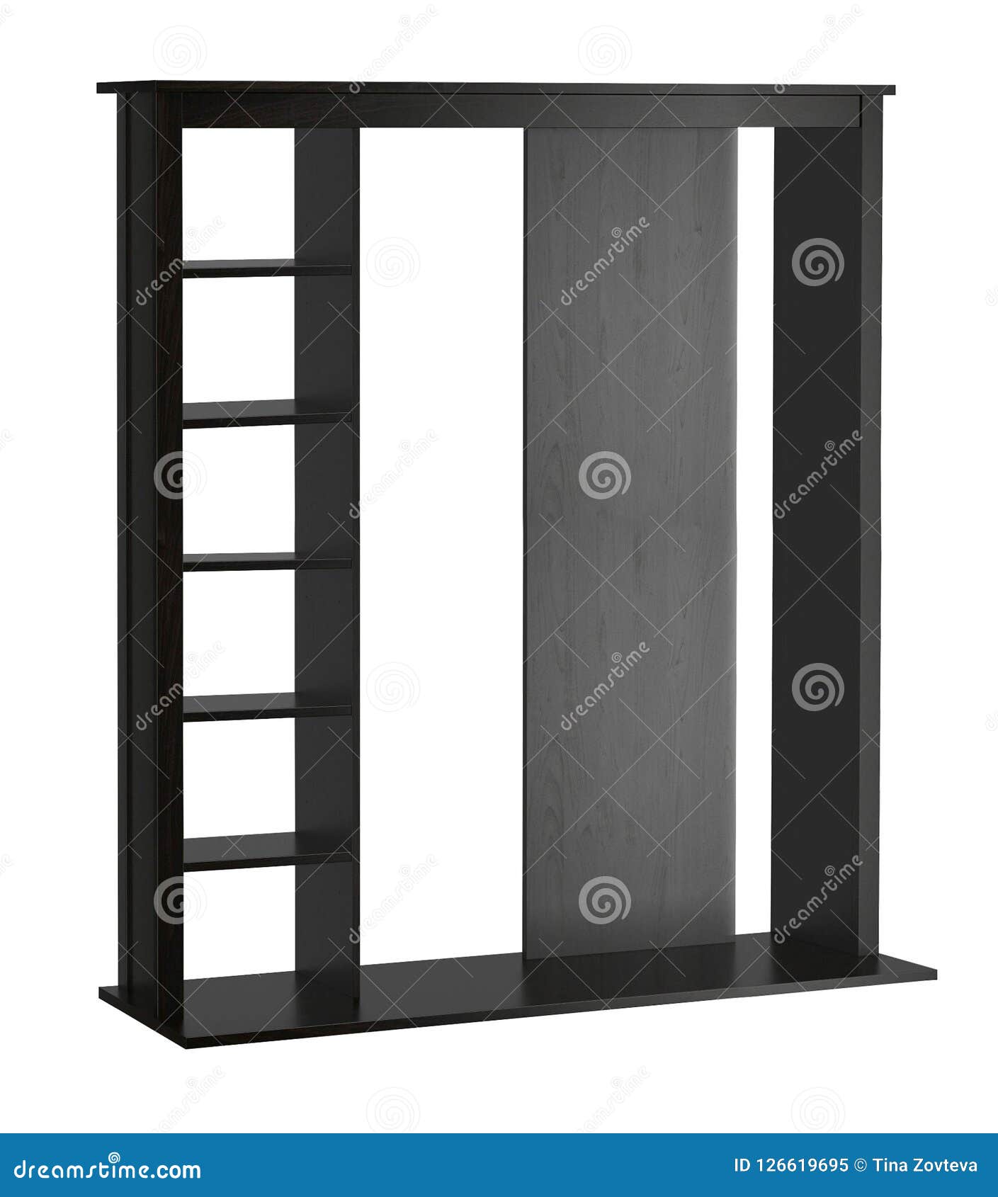 Empty cabinet isolated stock image. Image of open, office - 126619695