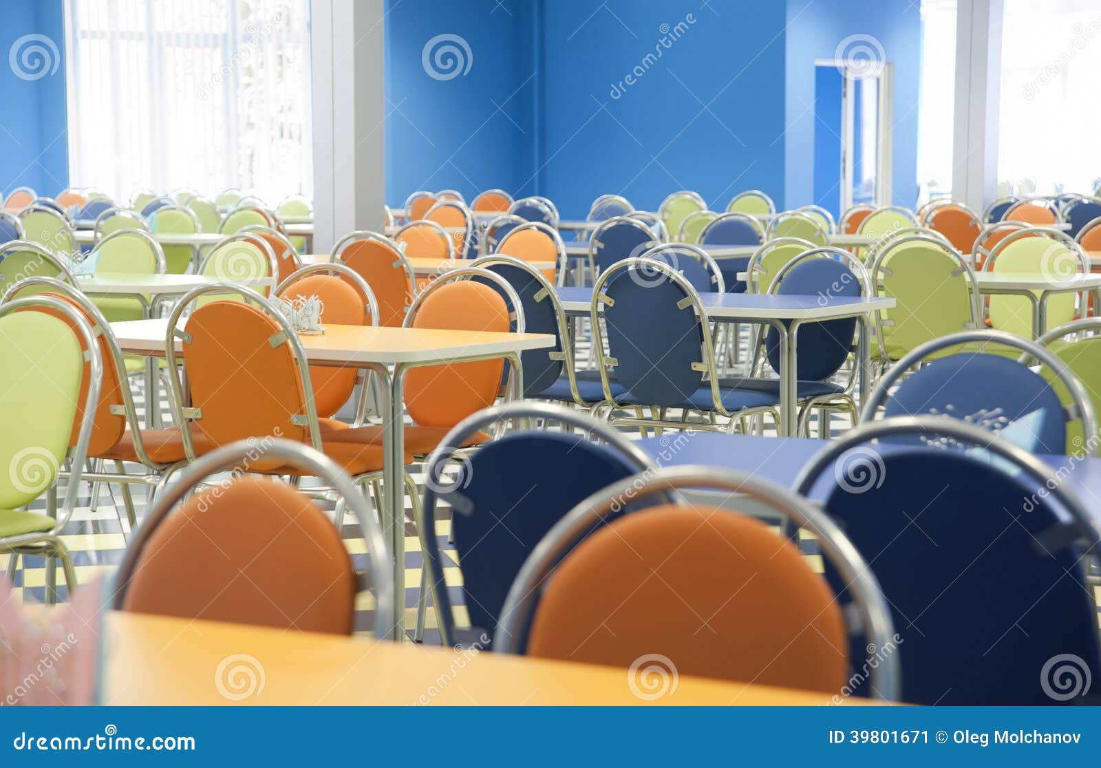 An empty cafeteria stock image. Image of large, buildings - 39801671
