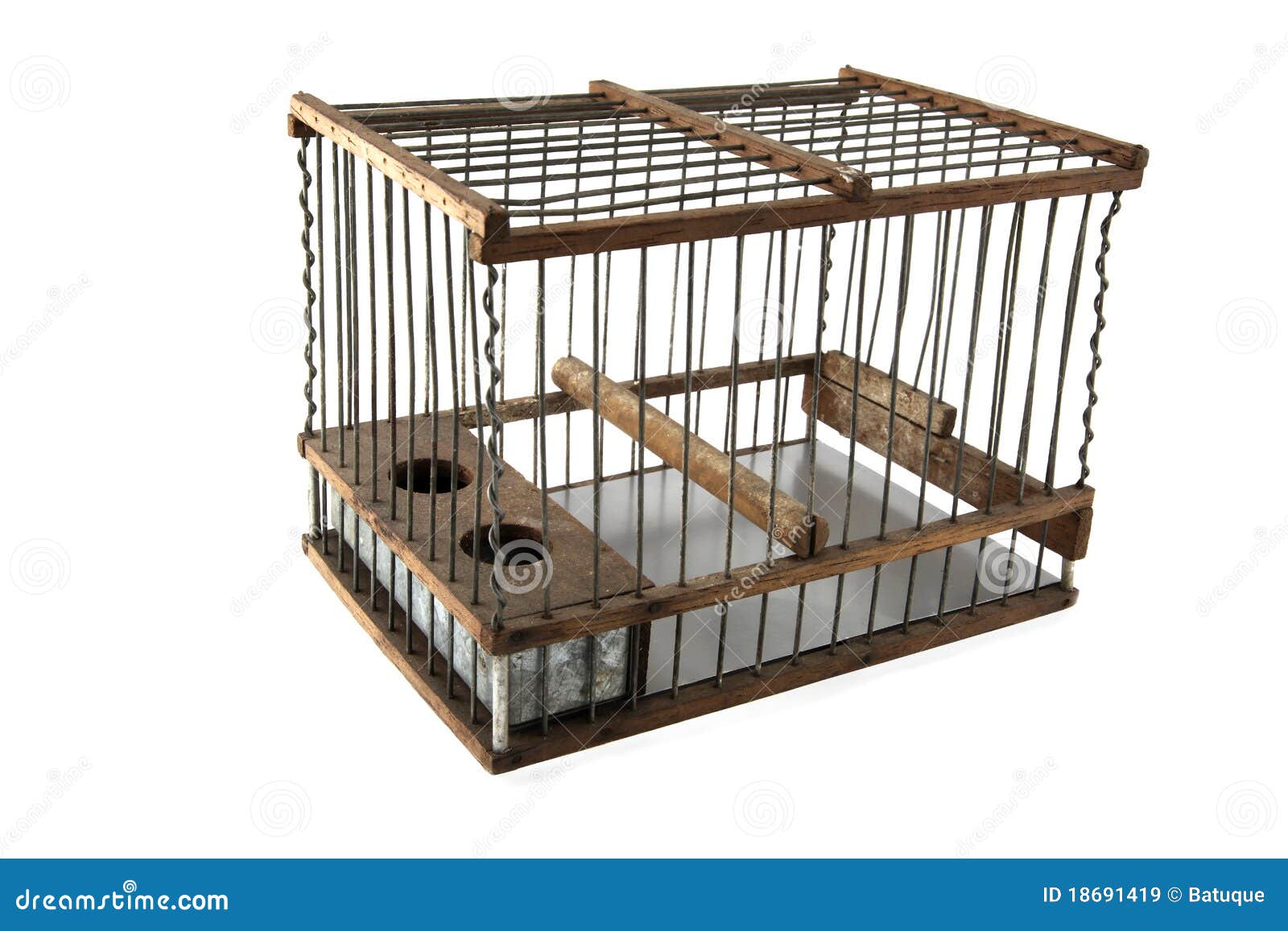 Empty cage stock image. Image of empty, confinement, vacuum - 18691419