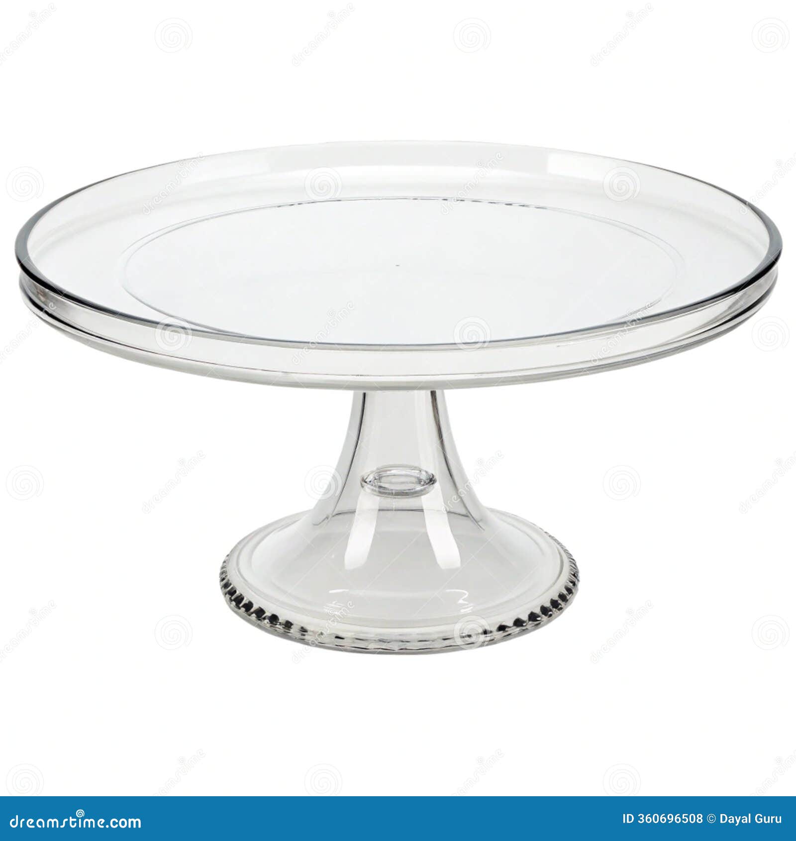 Empty Cake Stand Isolated on Transparent Background Stock Illustration ...