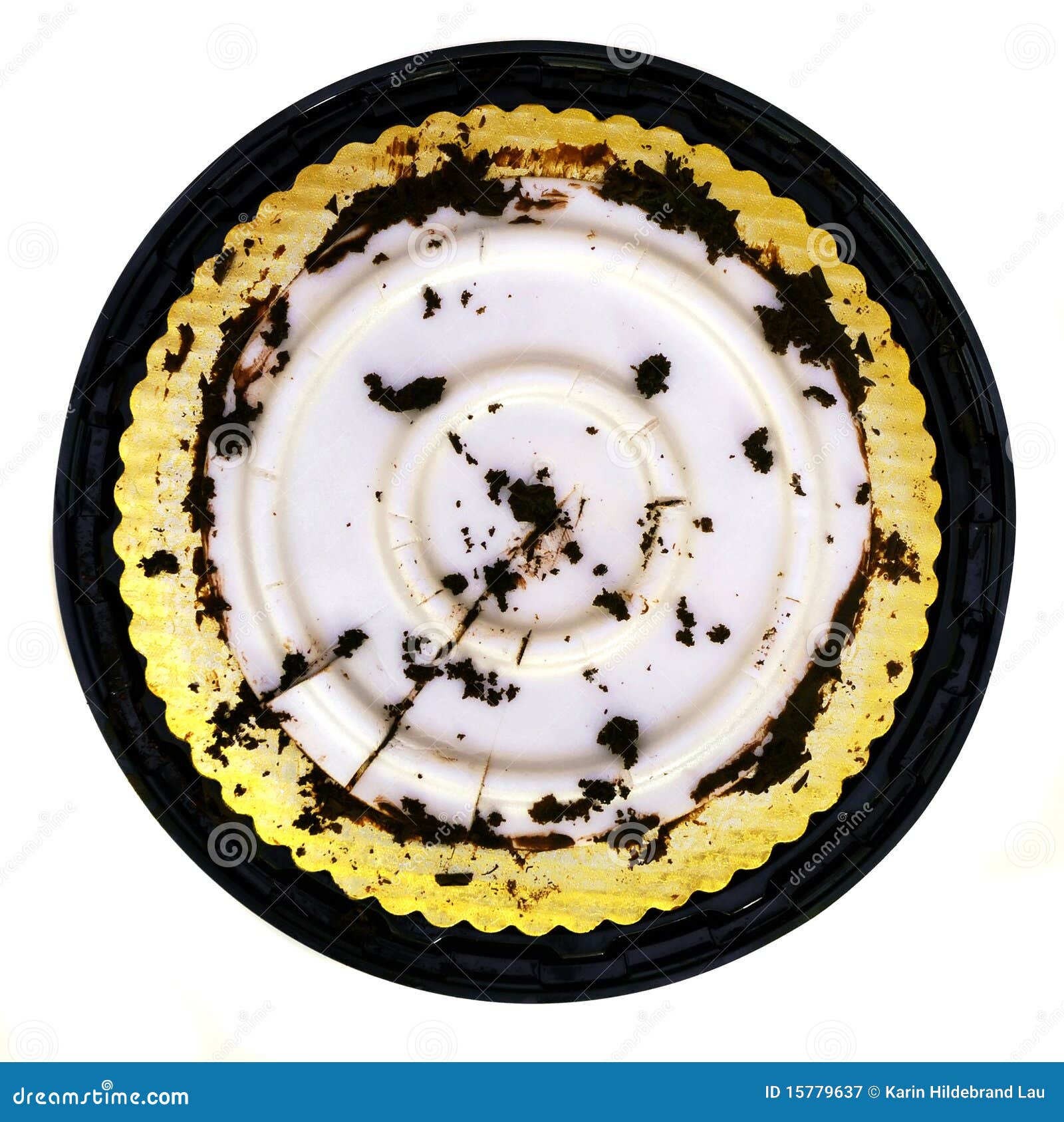 Empty Cake Tray stock image. Image of garbage, disposable - 15779637