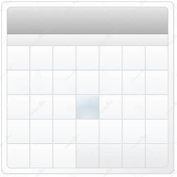Empty calendar design stock illustration. Illustration of calendar ...