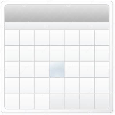 Empty calendar design stock illustration. Illustration of calendar ...