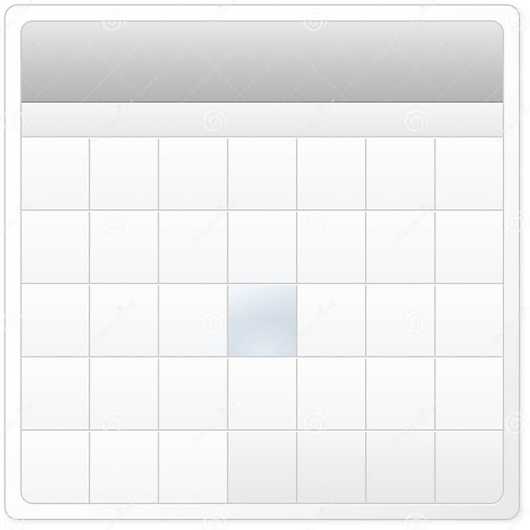 Empty calendar design stock illustration. Illustration of calendar ...