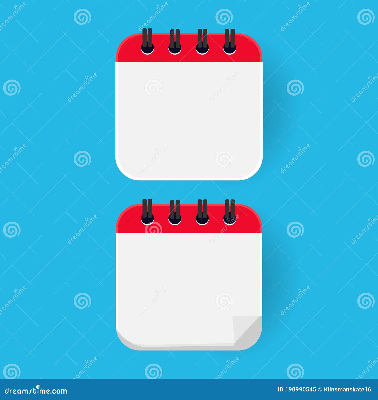 Empty Calendar Design Royalty-Free Stock Photography | CartoonDealer ...