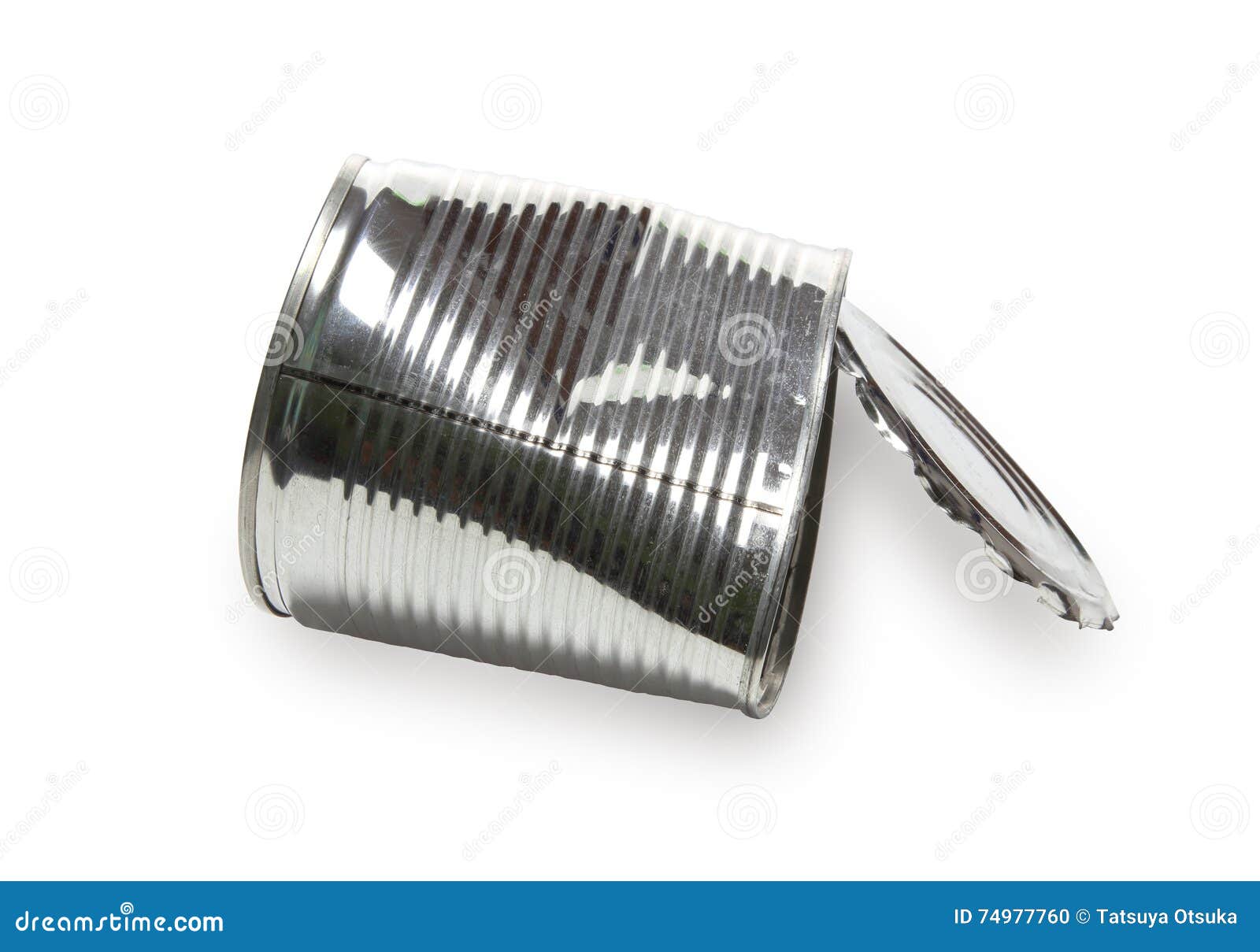 Empty can stock photo. Image of silver, metallic, container - 74977760