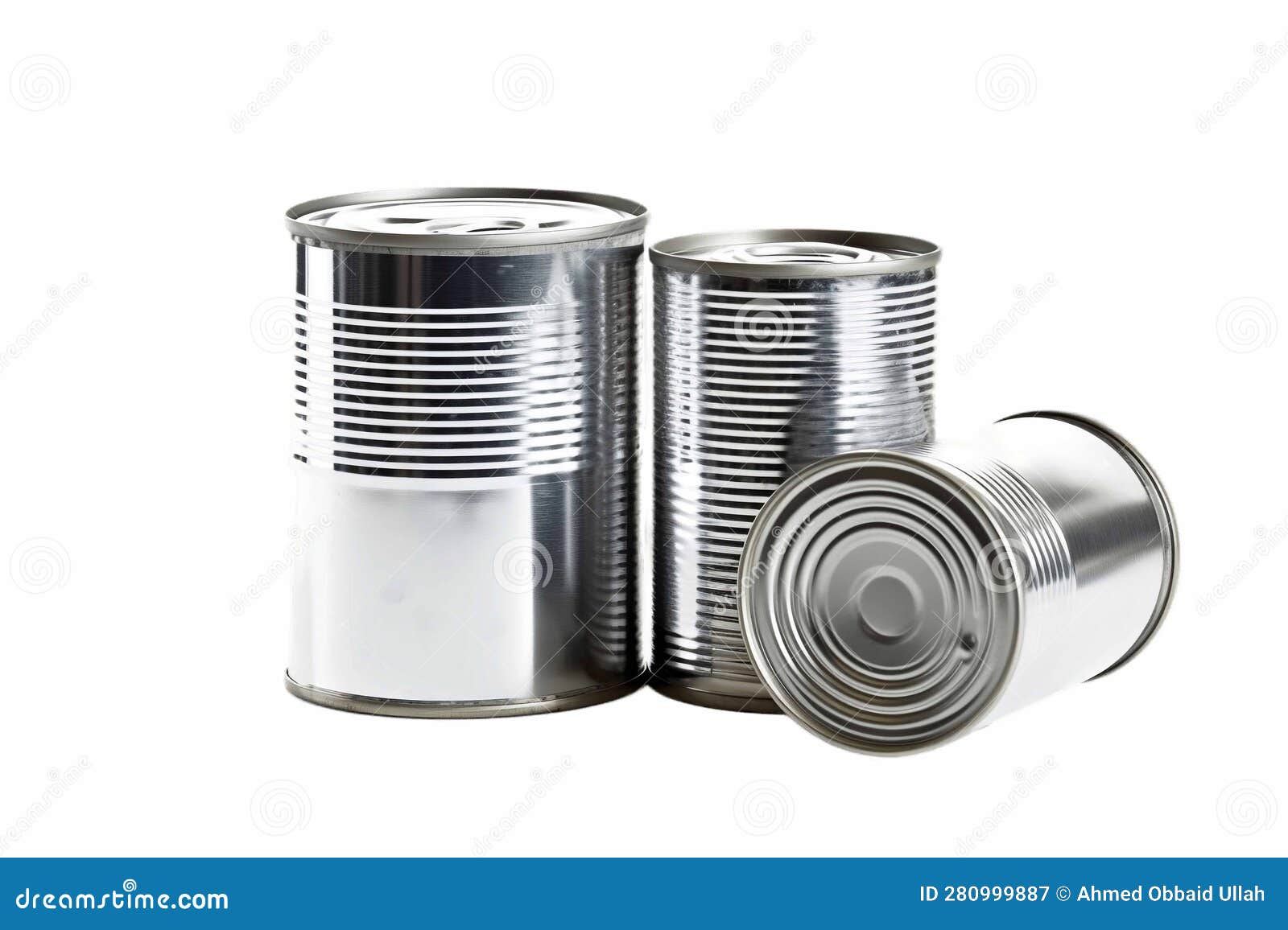 Empty Cans Isolated on Transparent Background. Generative AI Stock ...