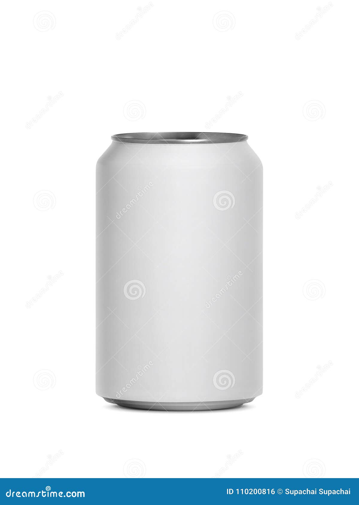 Empty Cans Isolated on a White Background Stock Photo - Image of metal ...
