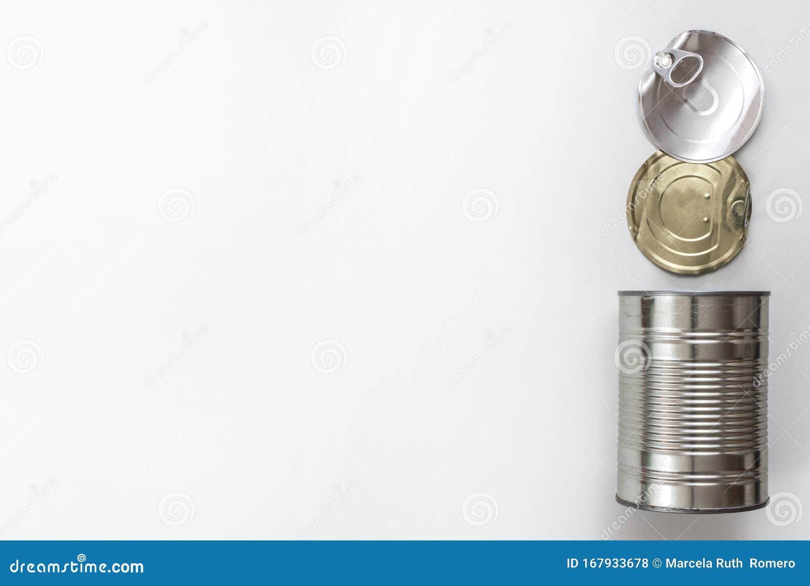 Empty cans for recycling stock photo. Image of junk - 167933678