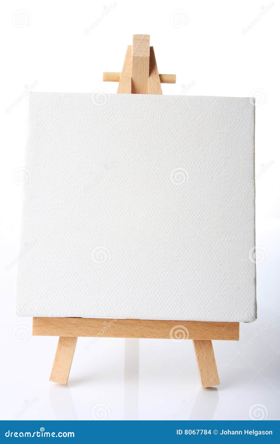 Empty canvas stock photo. Image of easel, blank, studio - 8067784