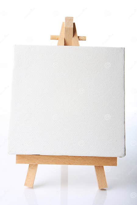 Empty canvas stock photo. Image of easel, blank, studio - 8067784