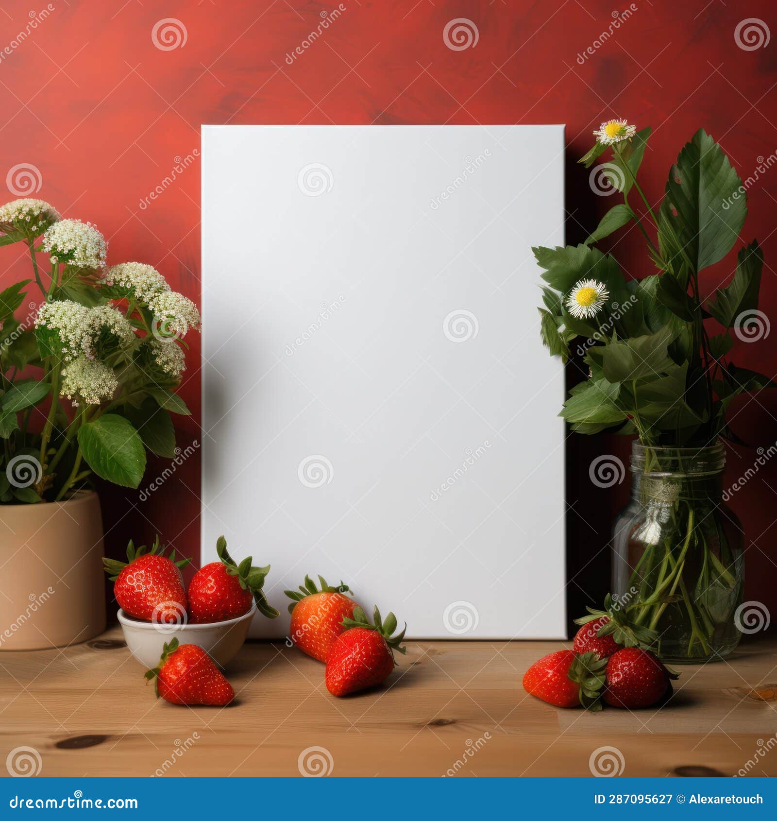 Empty Canvas for an Inscription. Stock Illustration - Illustration of ...