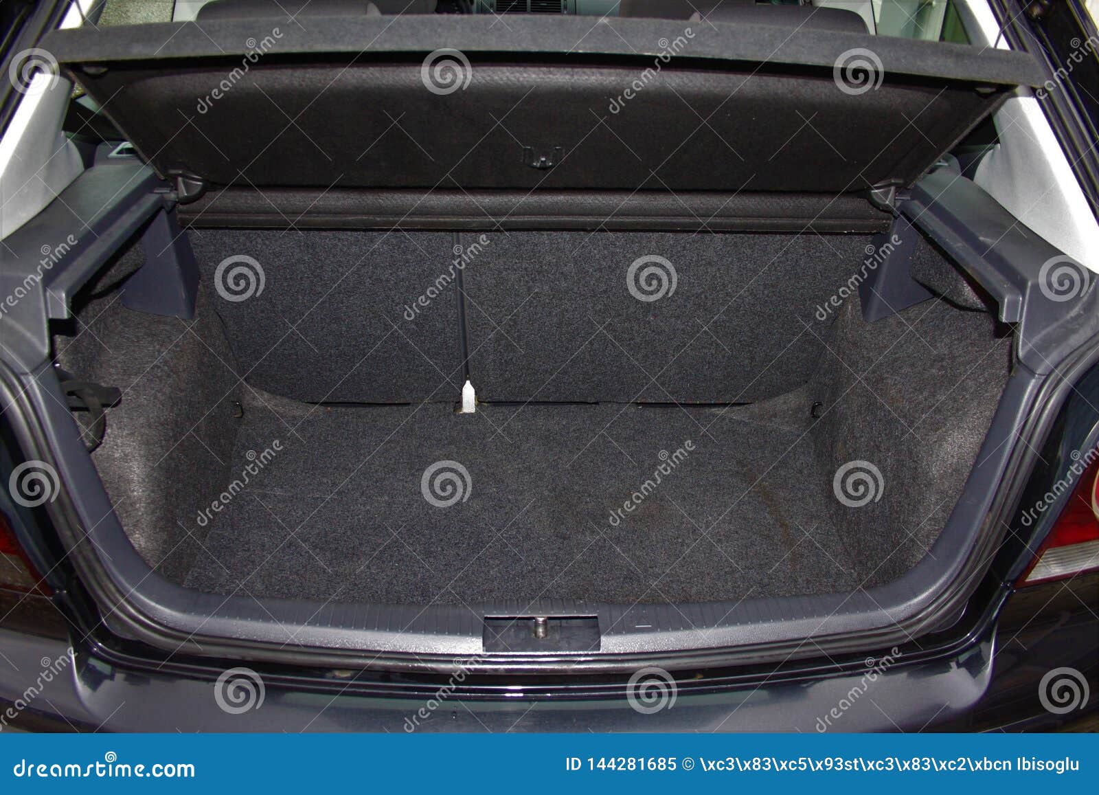 Empty Car Trunk. Luggage Space. Stock Image - Image of comfortable ...