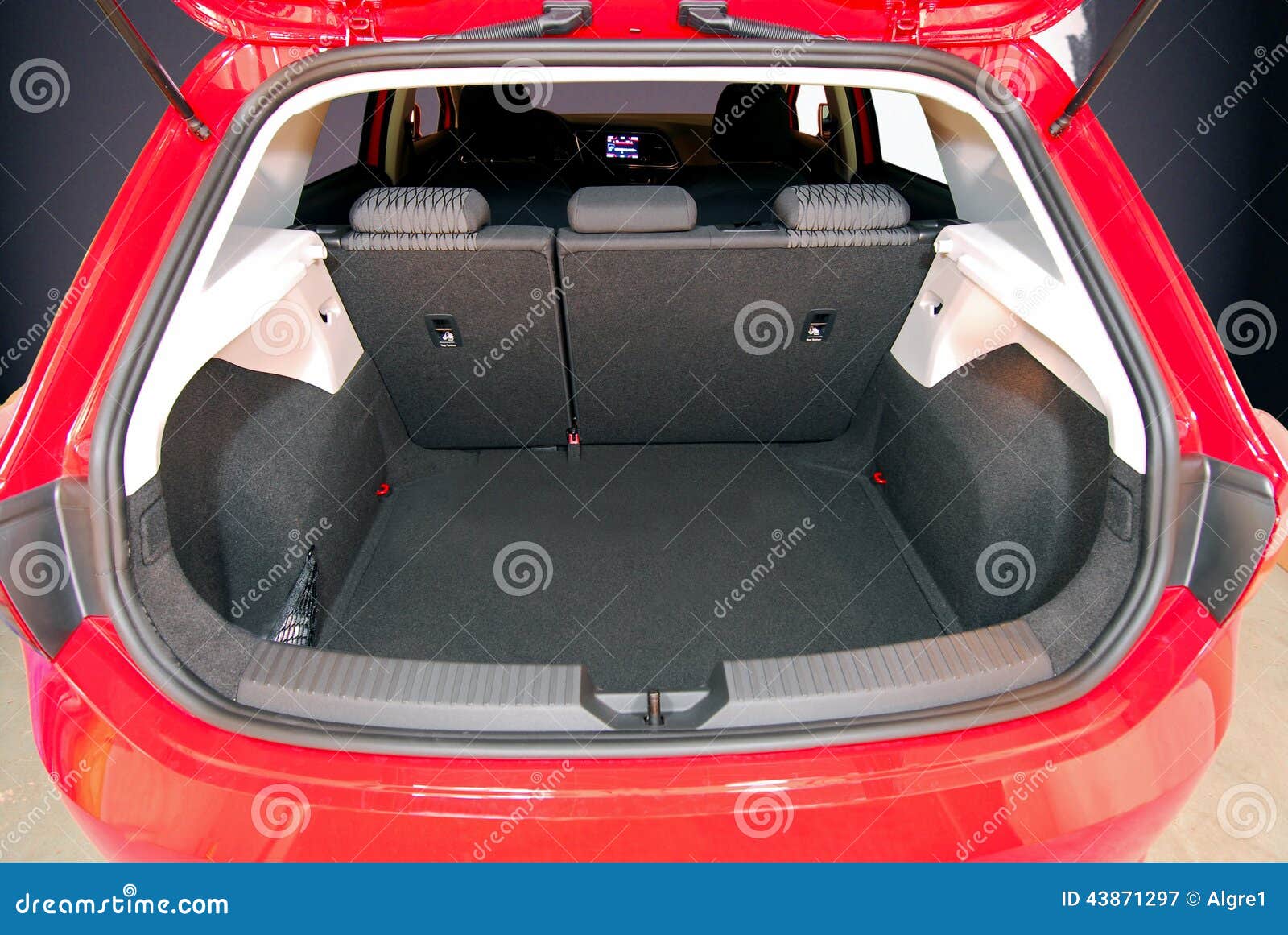 Empty car trunk stock image. Image of plastic, open, deliver - 43871297