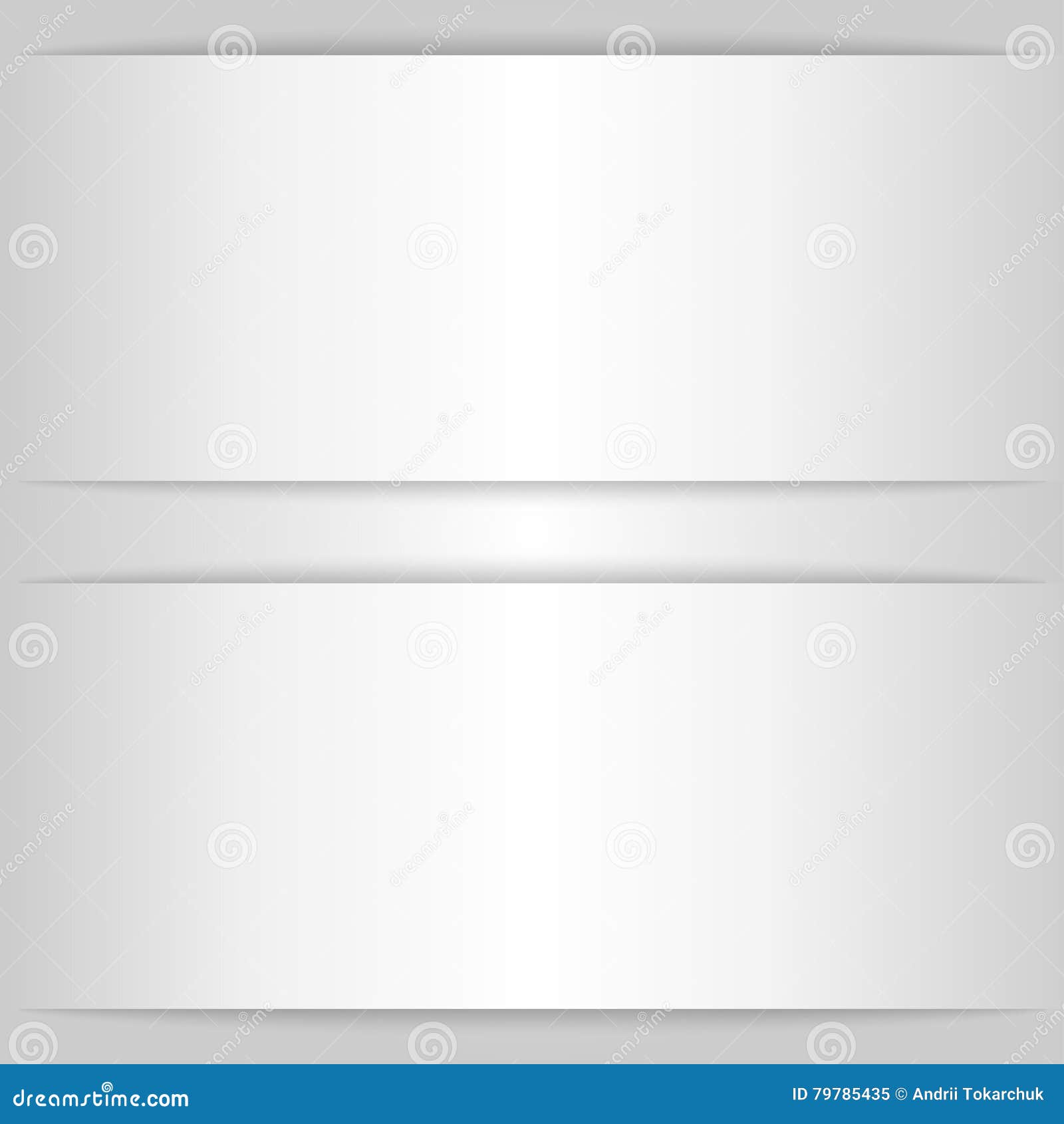 Empty Card Rectangle with Shadow for Design. Stock Vector ...
