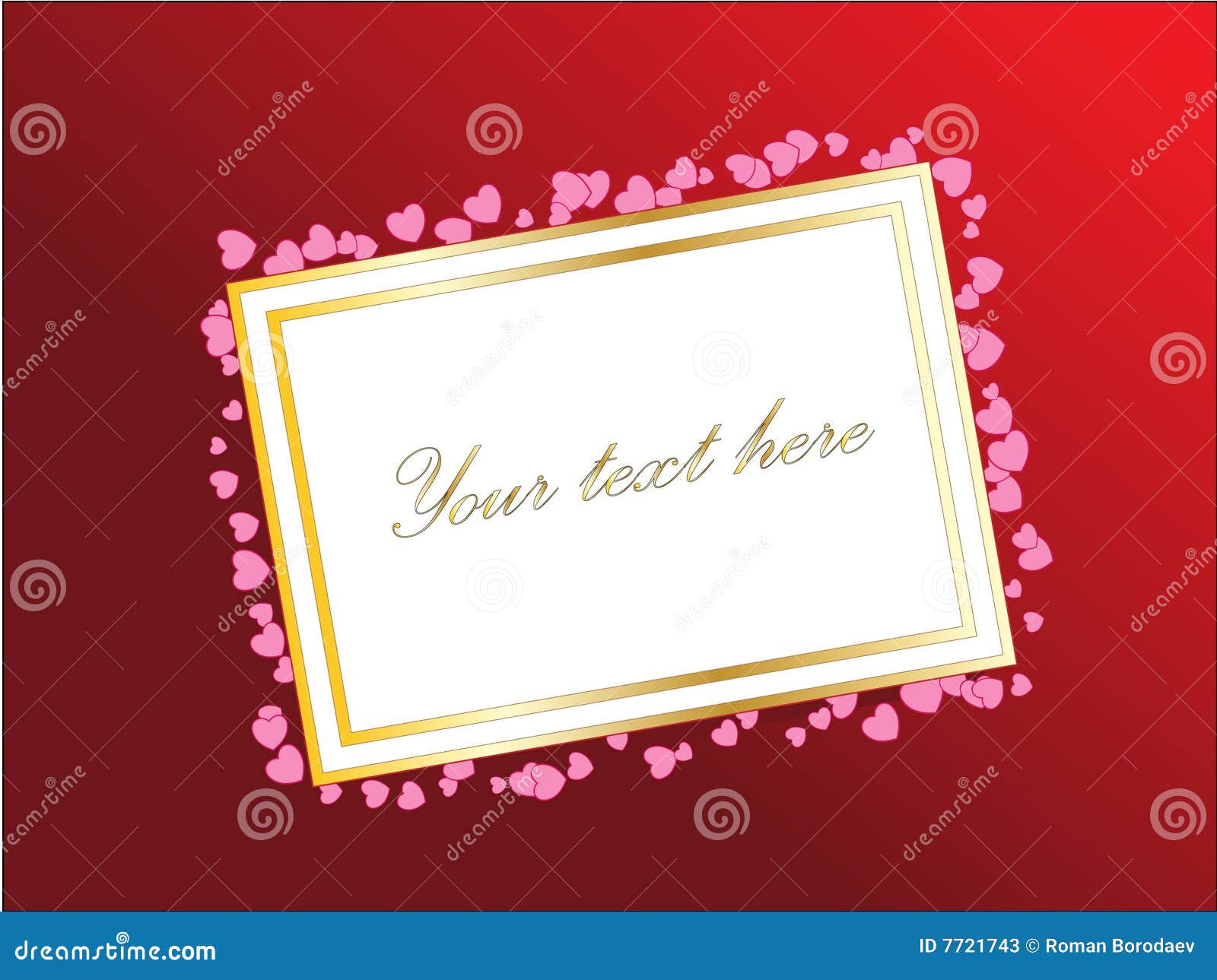 Empty Card for Your Design. Stock Vector - Illustration of blank ...