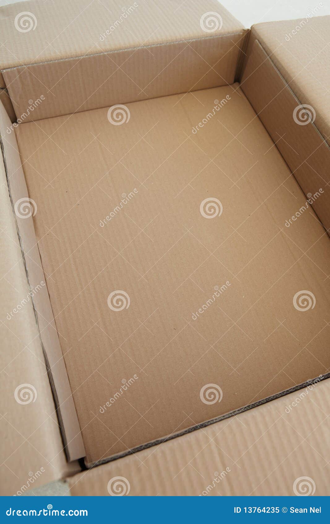Empty cardboard box stock image. Image of packaging, unfolded - 13764235