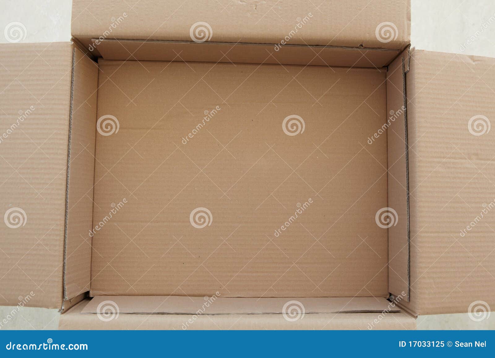 Empty cardboard box stock image. Image of container, unfolded - 17033125