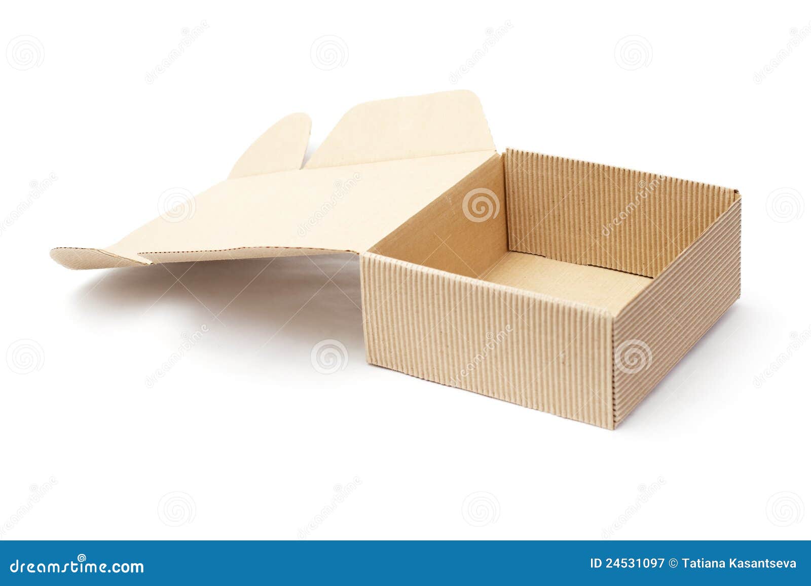 Empty cardboard box stock image. Image of post, send - 24531097