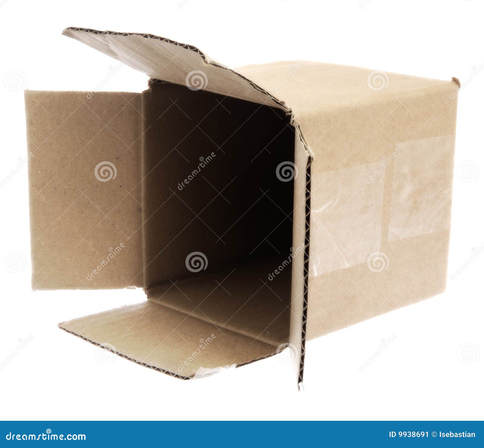 Empty cardboard box stock image. Image of rubbish, storage - 9938691