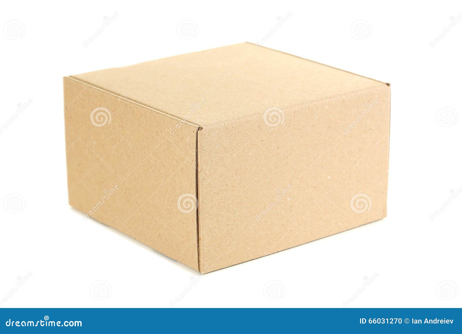 Empty cardboard box stock photo. Image of packer, closeup - 66031270
