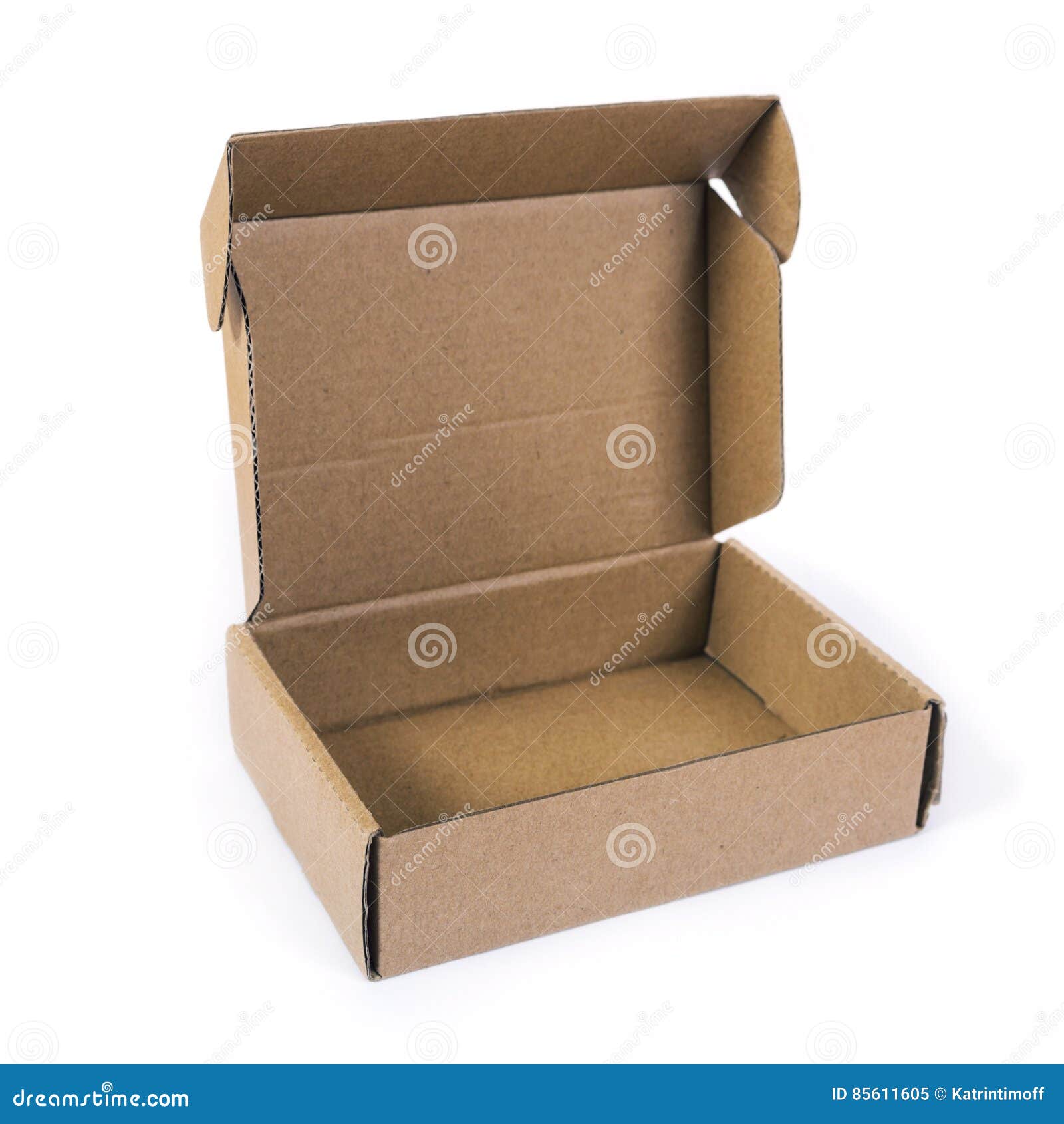 Empty cardboard box stock image. Image of mockup, carton - 85611605