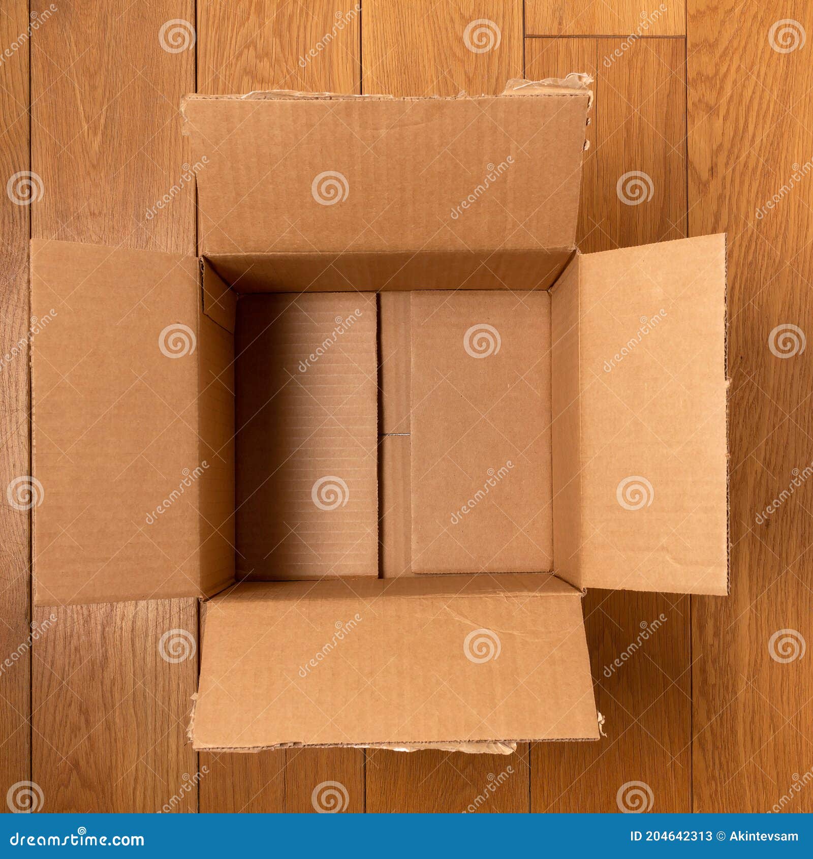 Empty cardboard box stock image. Image of house, open - 204642313