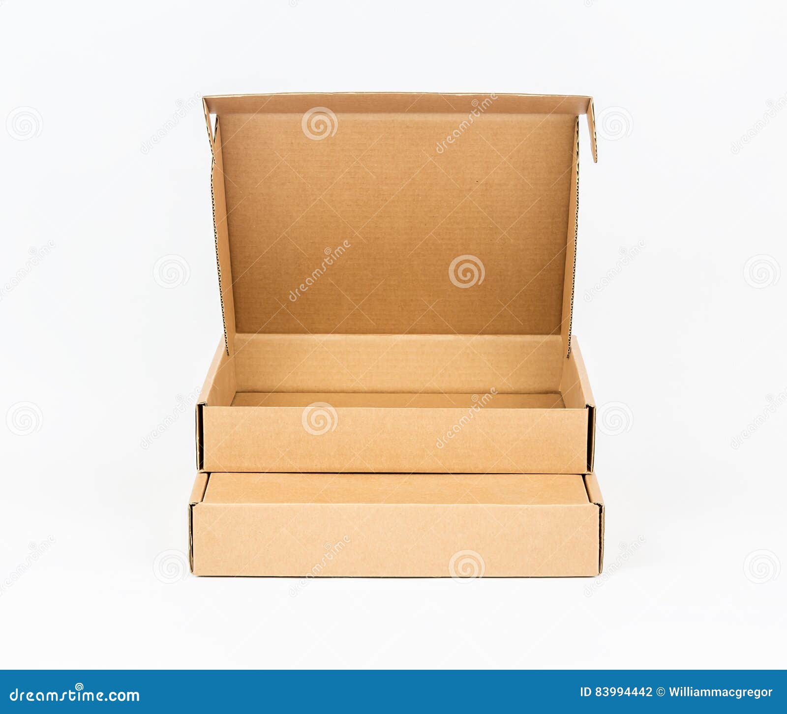 Empty Cardboard Box stock photo. Image of paper, crate - 83994442