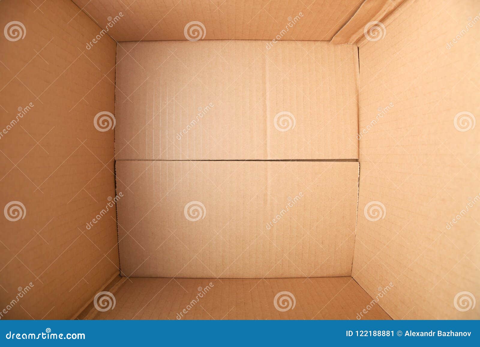 Empty cardboard box stock image. Image of mail, brown - 122188881