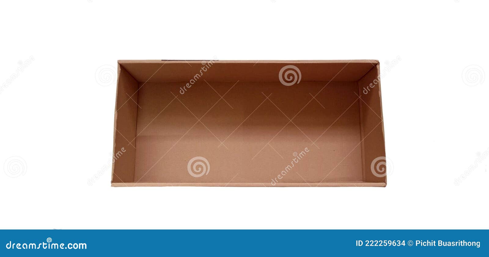 Empty Cardboard Boxes without Lids Stock Photo - Image of package ...