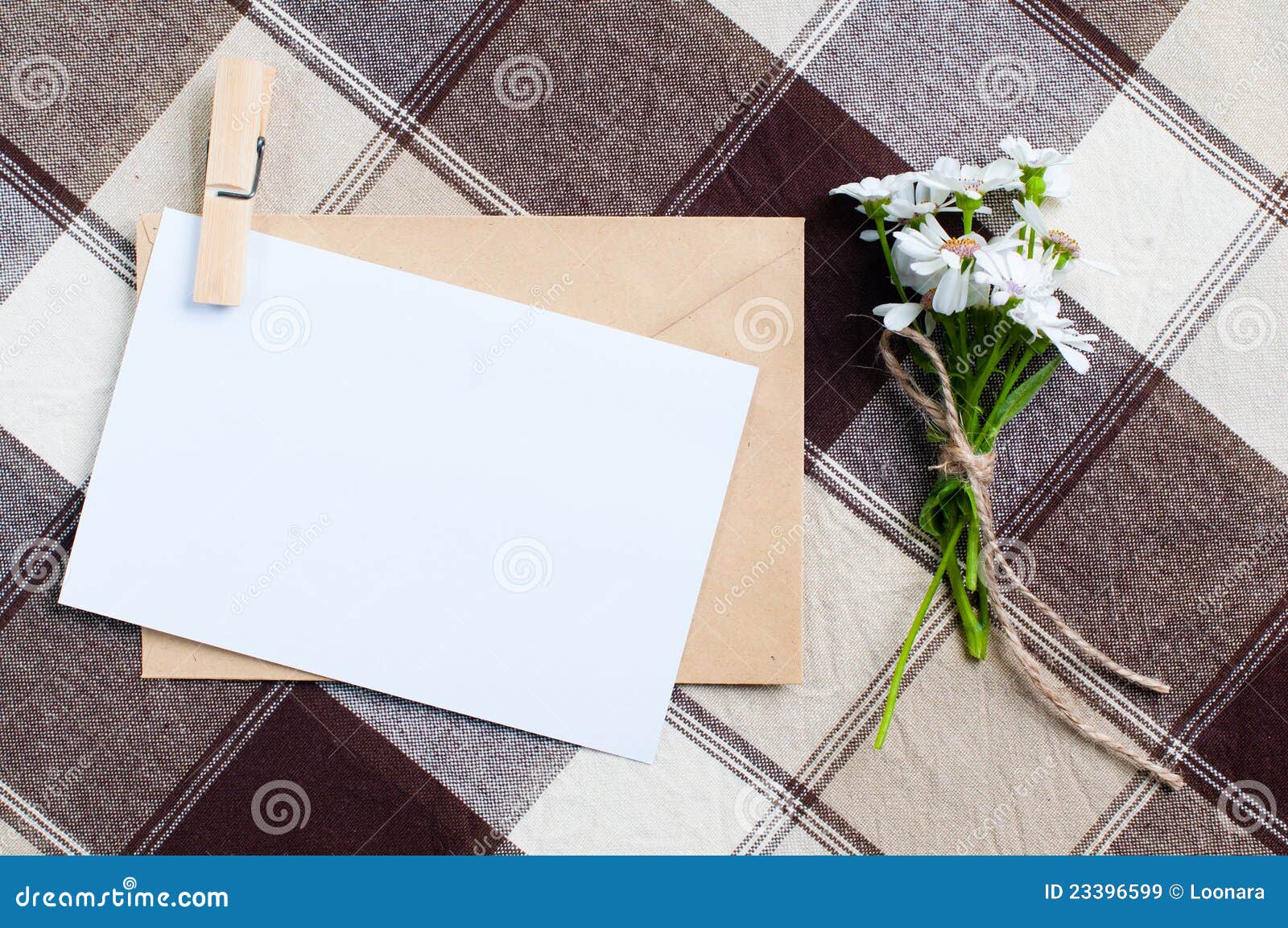 Empty Cardboard Card with Flowers Stock Image - Image of frame, card ...