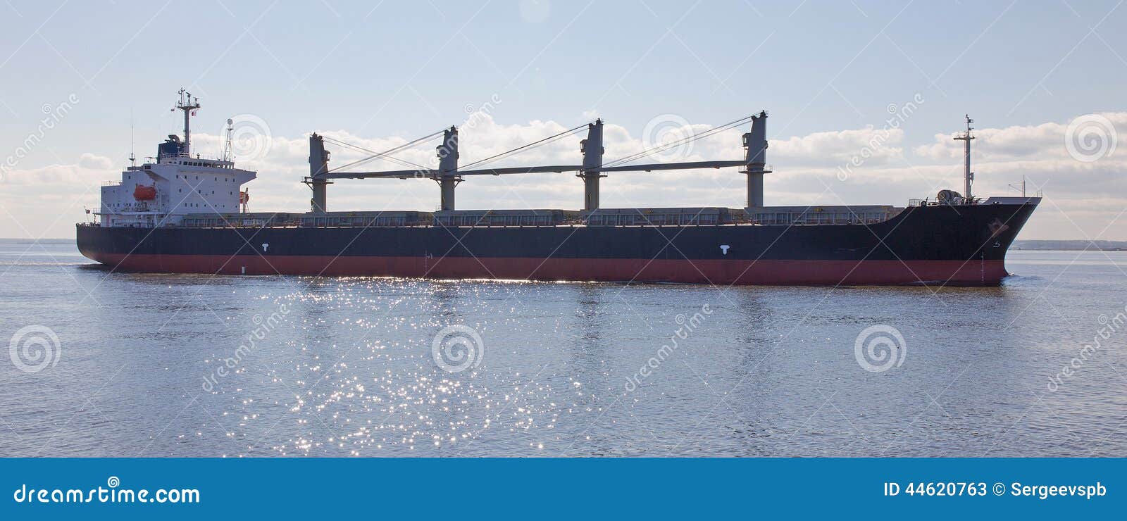 Empty cargo ship stock image. Image of carrier, bulk - 44620763