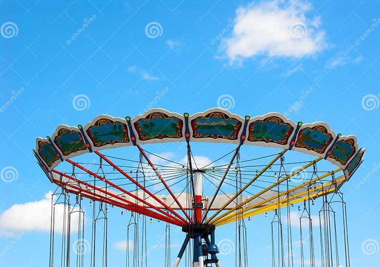 Empty carousel stock photo. Image of merry, amusement, park - 161830