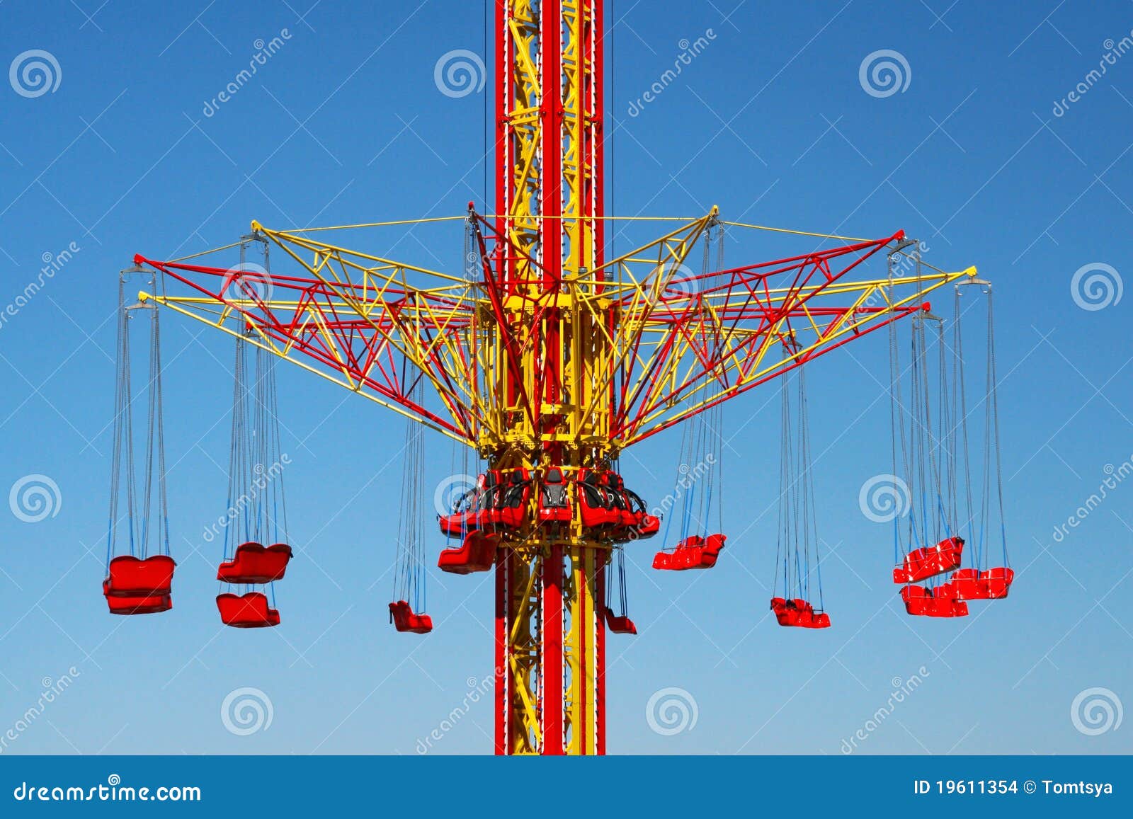 Empty carousel stock photo. Image of motion, height, excitement - 19611354