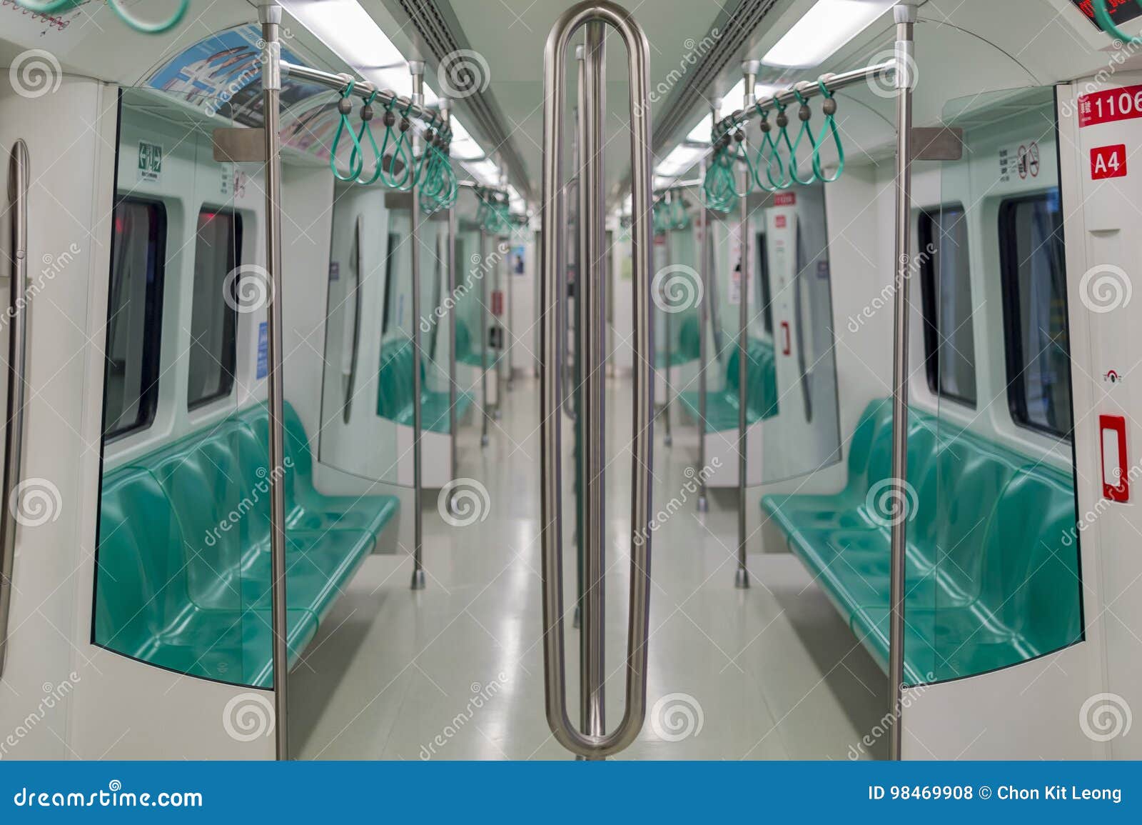 Empty Cart of Kaohsiung Metro Editorial Stock Photo - Image of interior ...