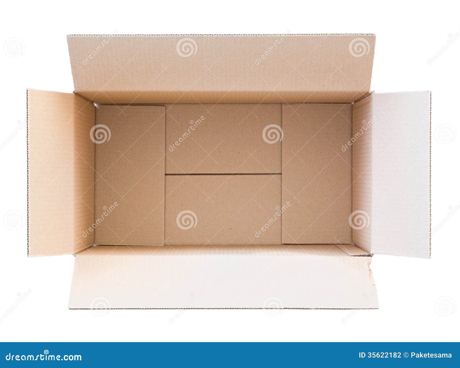 Empty carton box stock photo. Image of carton, open, object - 35622182