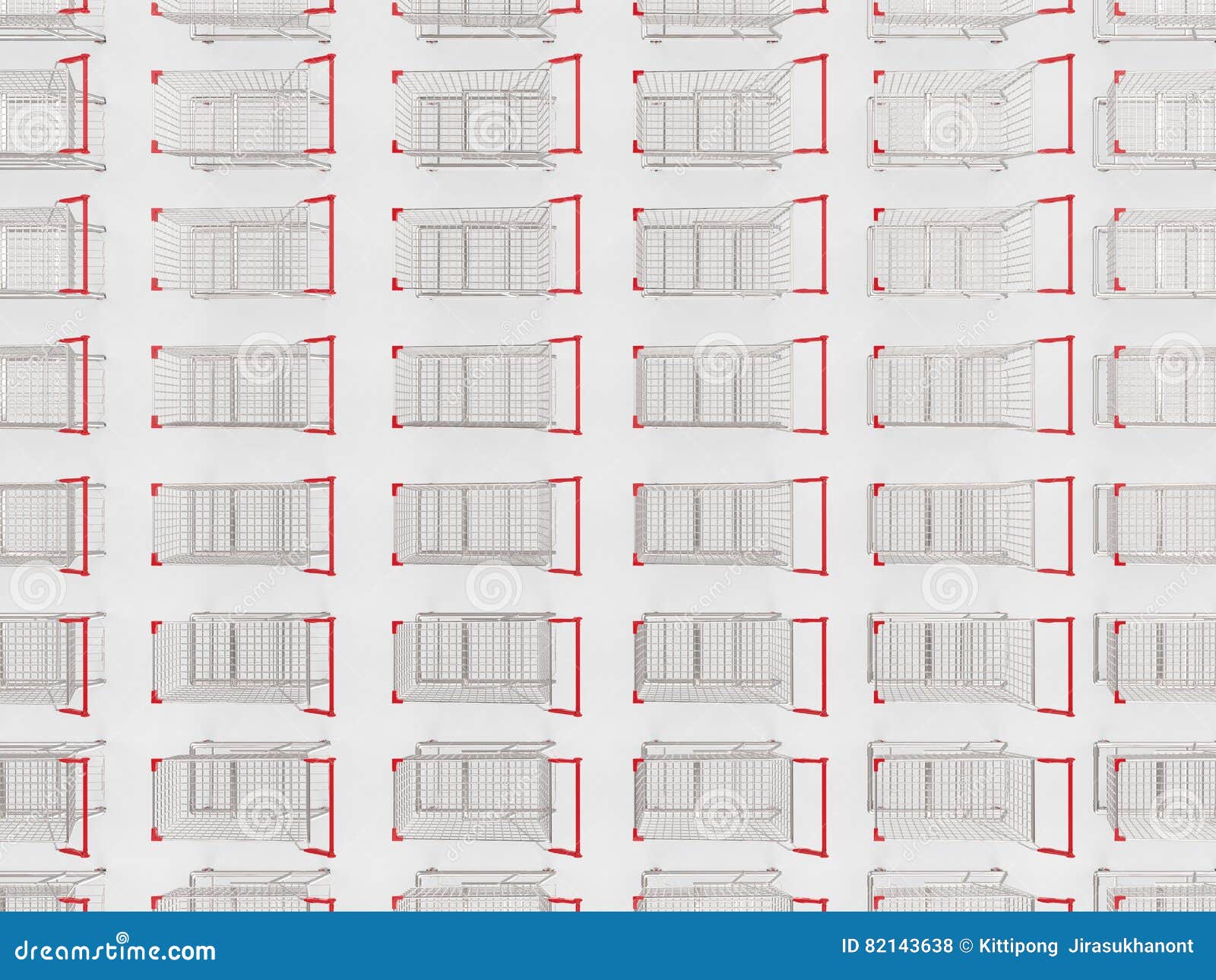 Empty carts top view stock photo. Image of shop, supermarket - 82143638