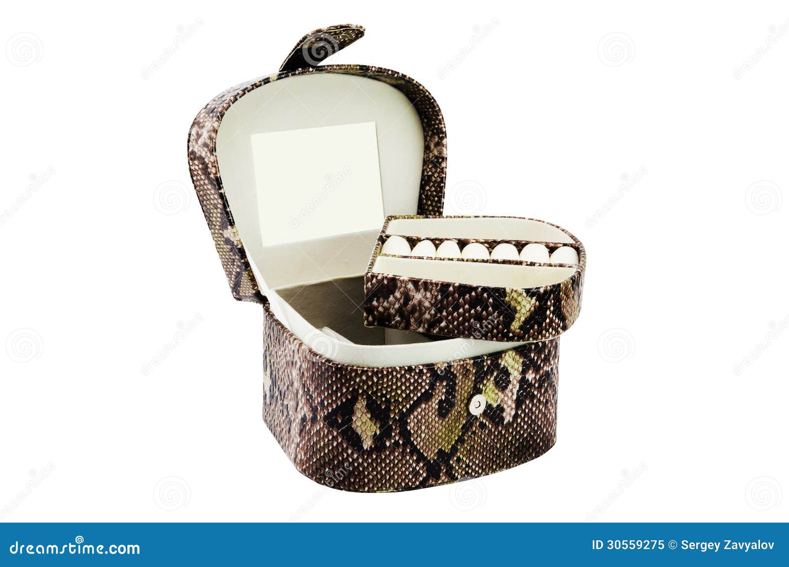 Empty Casket for jewelry stock image. Image of closeup - 30559275